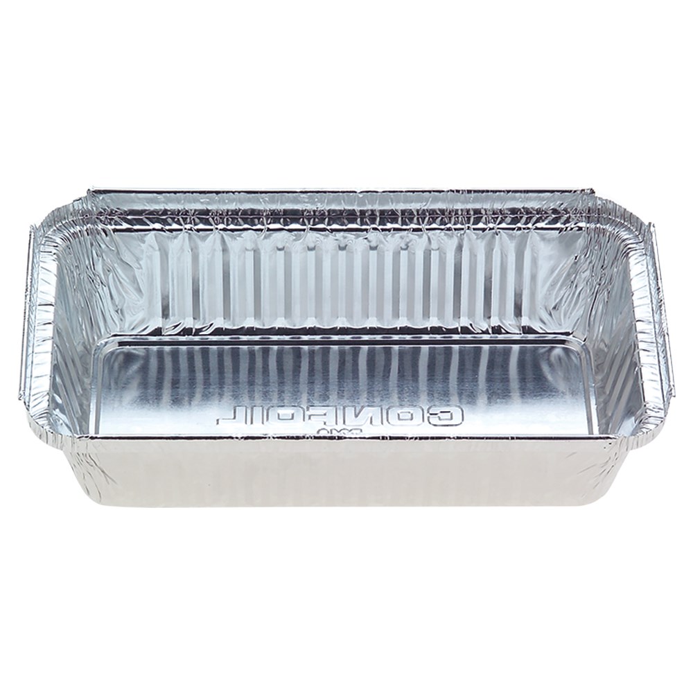 Shallow Rectangle Foil Takeaway Tray And Lid | Reward Hospitality