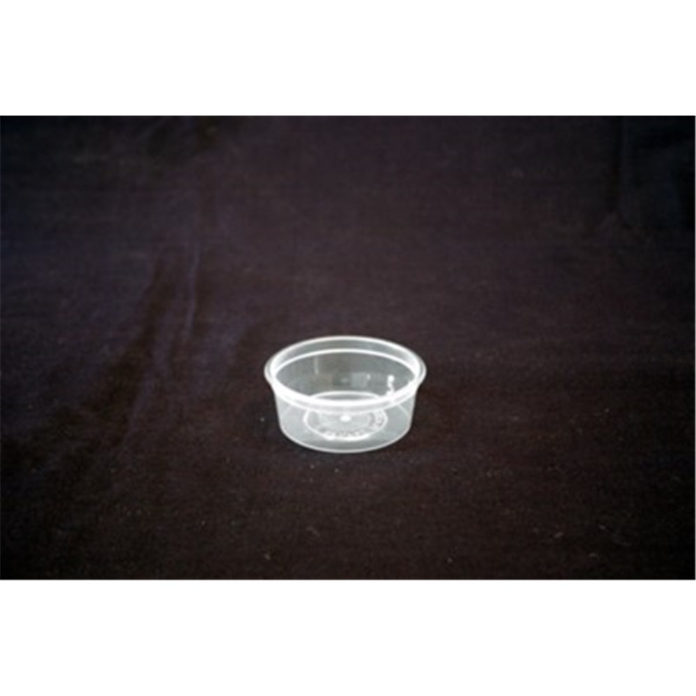 Plastic Round Container Clear 70ml - 3428927 | Reward Hospitality