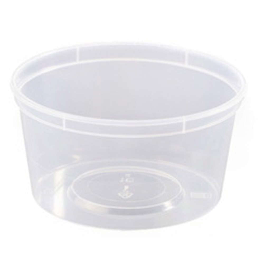 Plastic Round Container Clear 440ml - 3428940 | Reward Hospitality