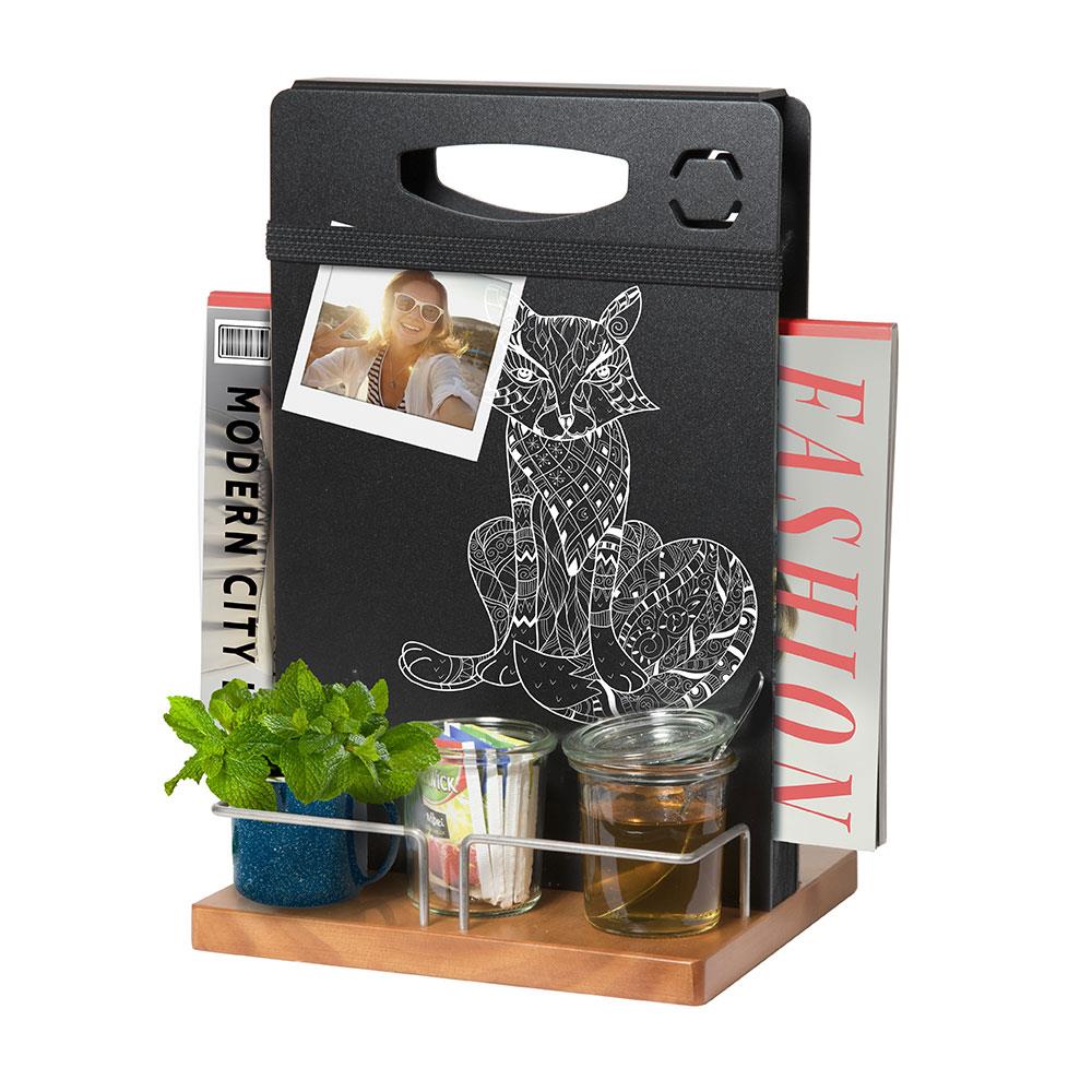 Wooden Menu Holder Table Caddy & Black Board 223x203x350mm - 1848114 ...