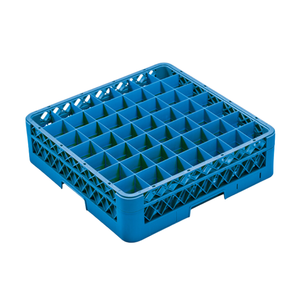 Glass Rack 49 Compartment Blue 500x500x100mm Pro.equip | Reward Hospitality