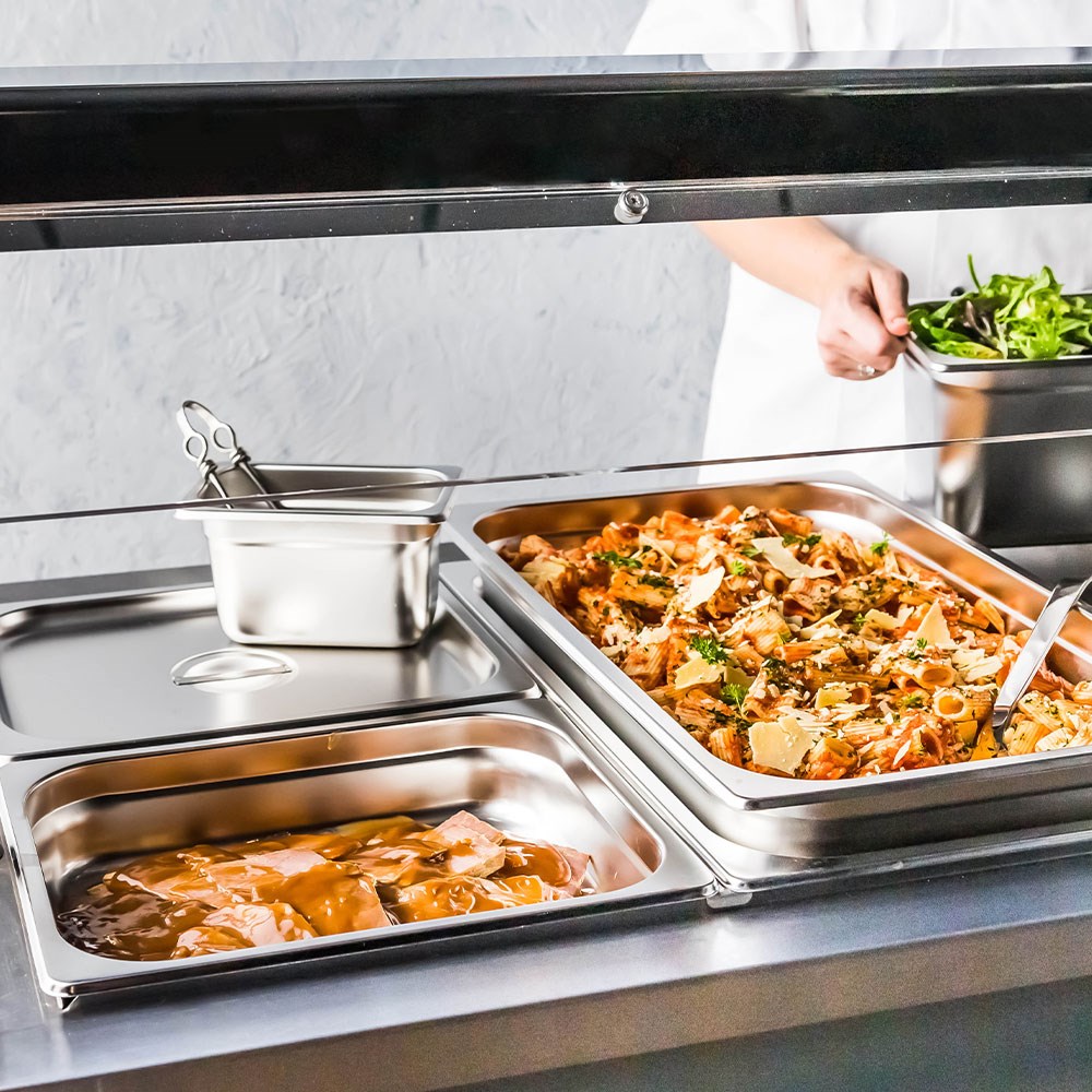 Trenton Stainless Steel Anti Jam 1/1 Insert Pan | Reward Hospitality