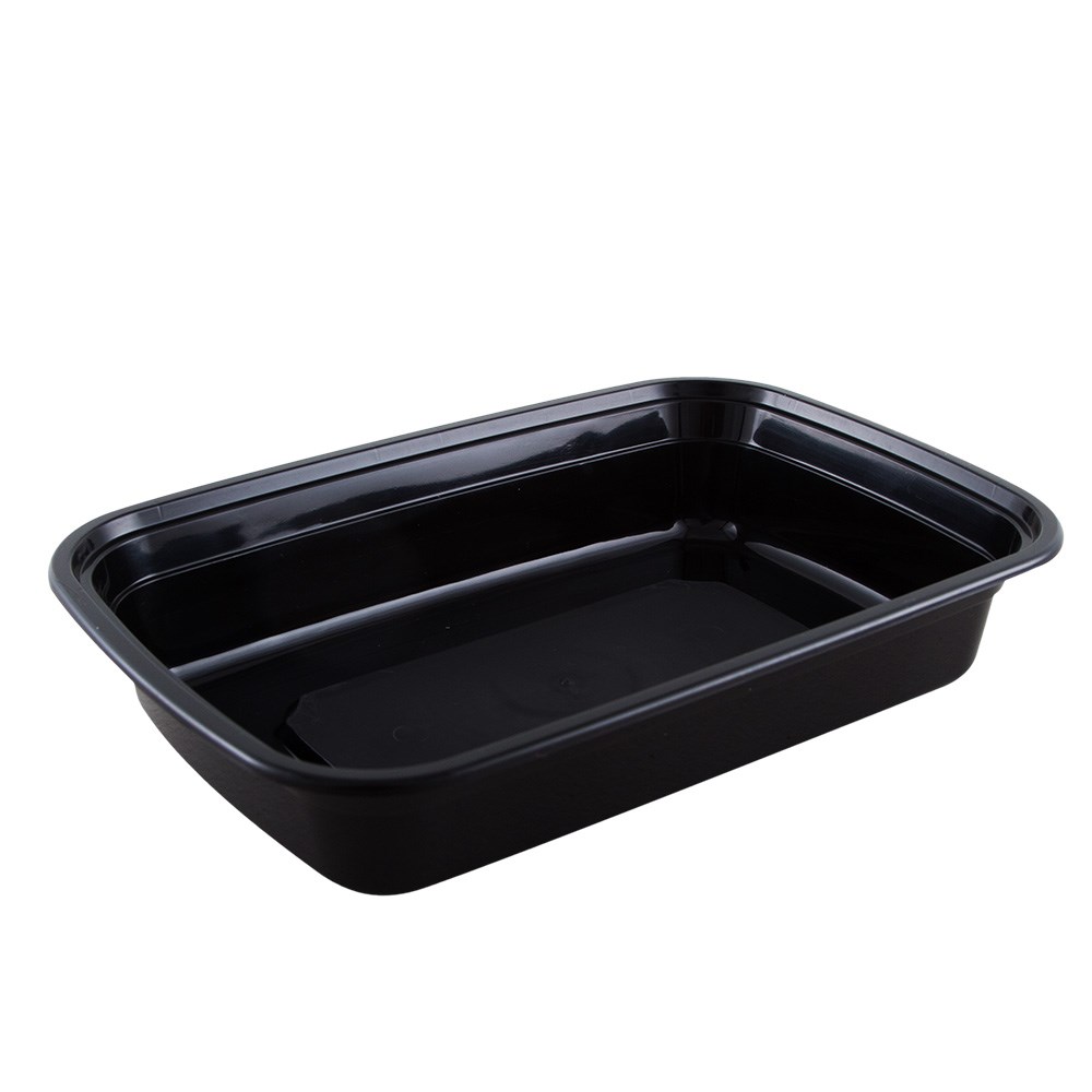 STABOX RECT 840ML BLK W/ CLR LID PP 228X156X63MM 150/CTN - 3420215 ...
