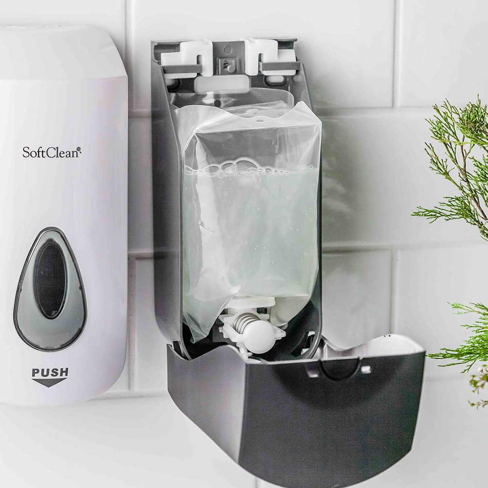 Touch Free Automatic Dispenser Suits Liquid Refill Pods White - 3650059 ...