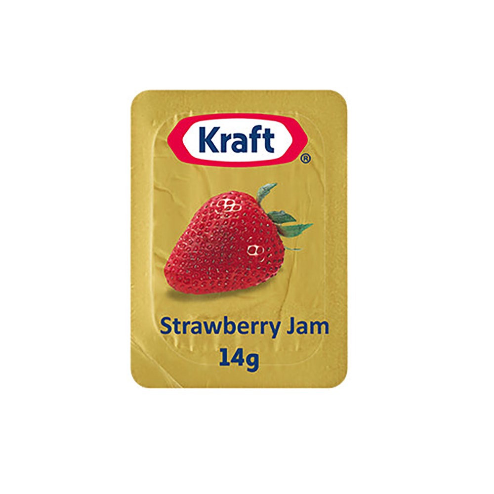 Kraft Strawberry Jam Sachet 14g - ZZ2611165 | Reward Hospitality