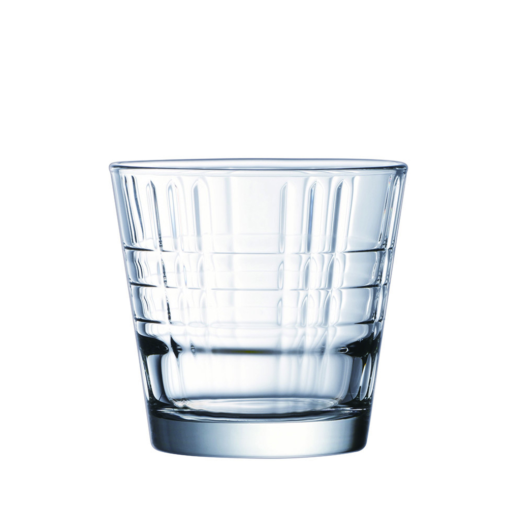 Stack Up Cross Old Fashioned Glass 210ml Tempered Arcoroc - 1737450 ...