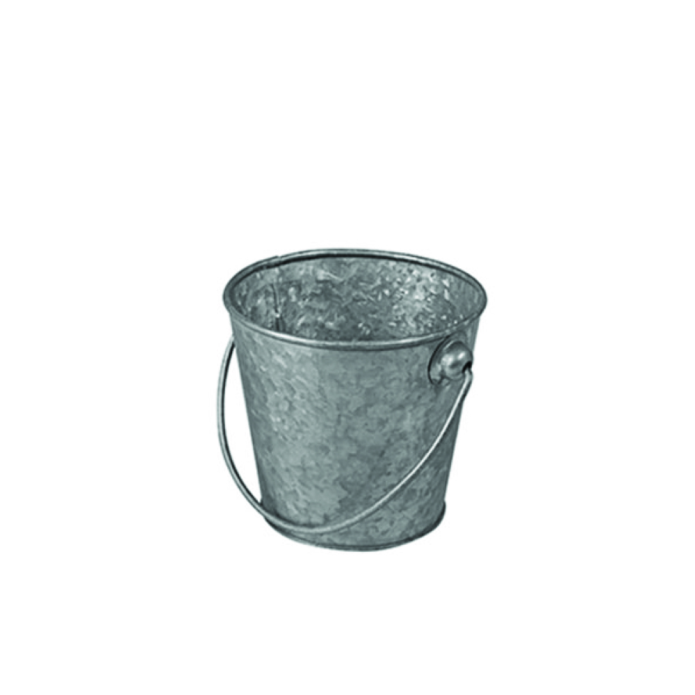 Brooklyn Mini Pail Galvanise 110mm 740ml - 1808063 | Reward Hospitality