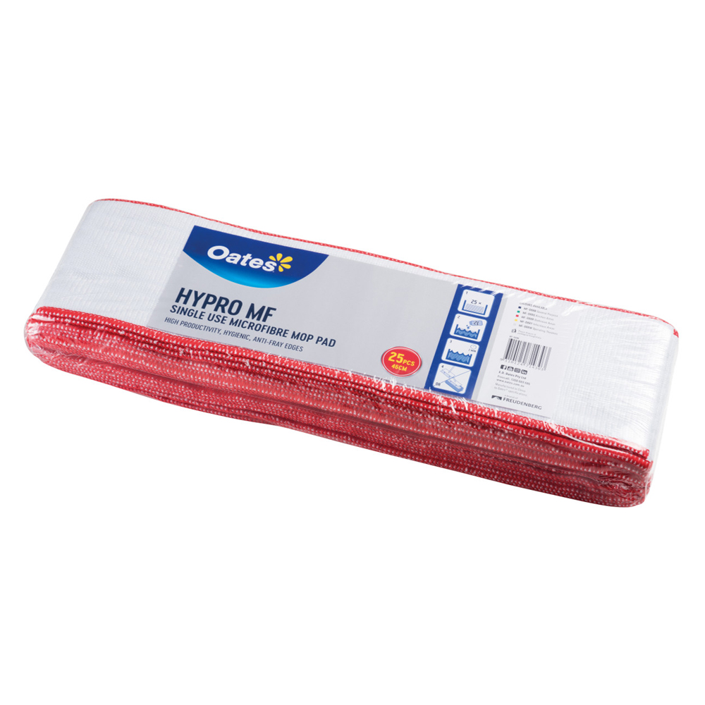 Hypro Microfibre Mop Red Oates - 2245133 | Reward Hospitality