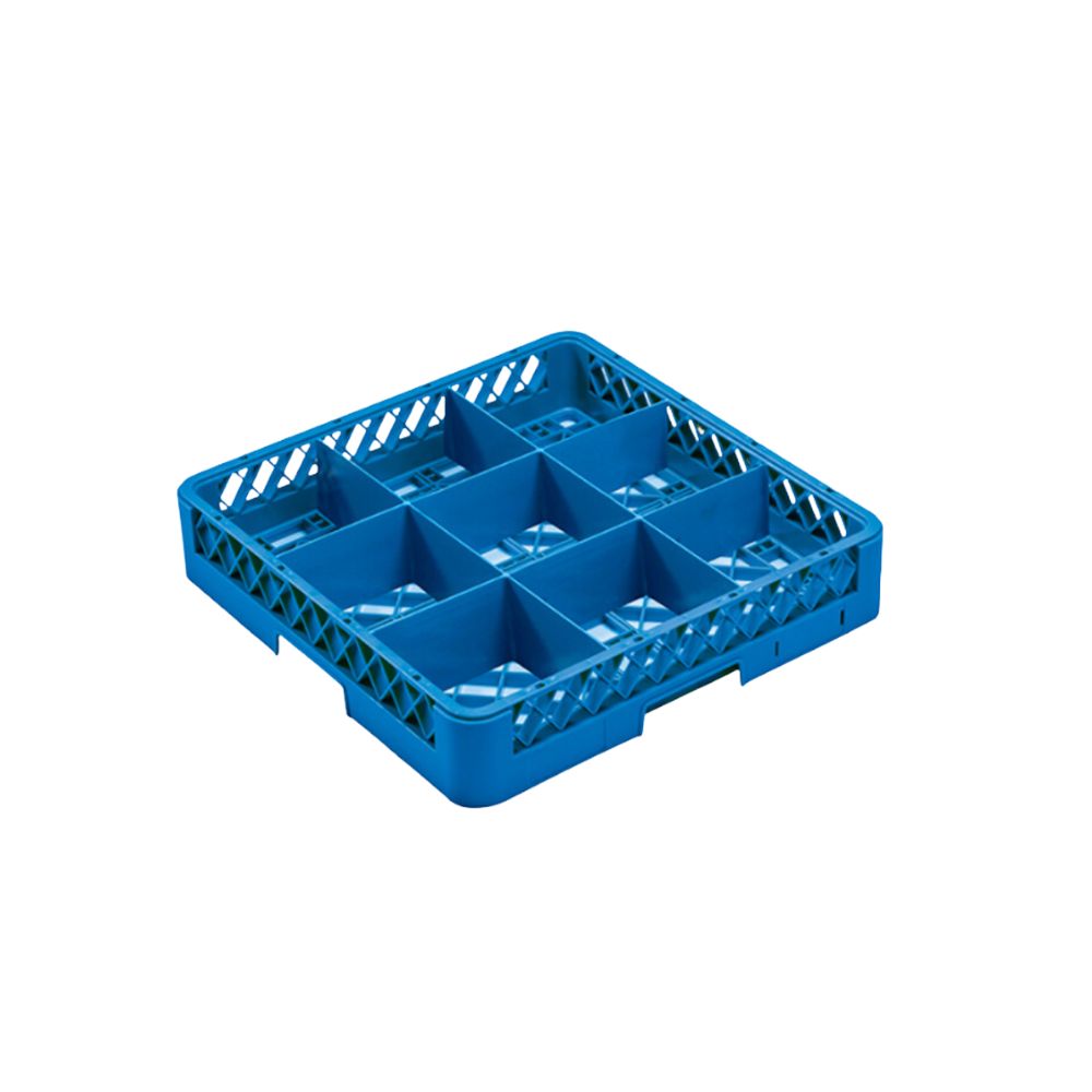 Glass Rack 9 Compartment Blue 500x500x100mm Pro.equip - 2251561 ...
