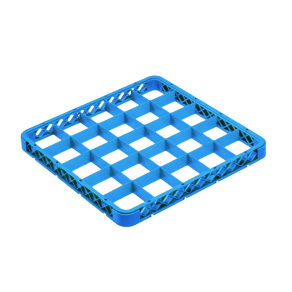 Glass Rack Extender 25 Compartment Blue 500x500x45mm Pro.equip ...