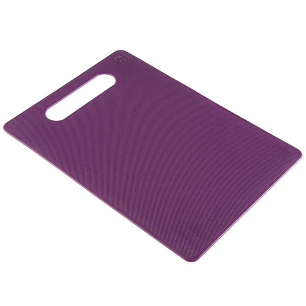 Purple Cutting Board With Handle 450x300mm | Reward Hospitality