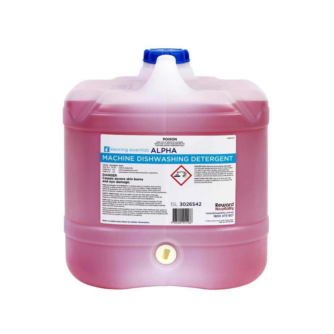 Alpha Dishwashing Machine Detergent 15L Kleaning Essentials - 3026542 ...