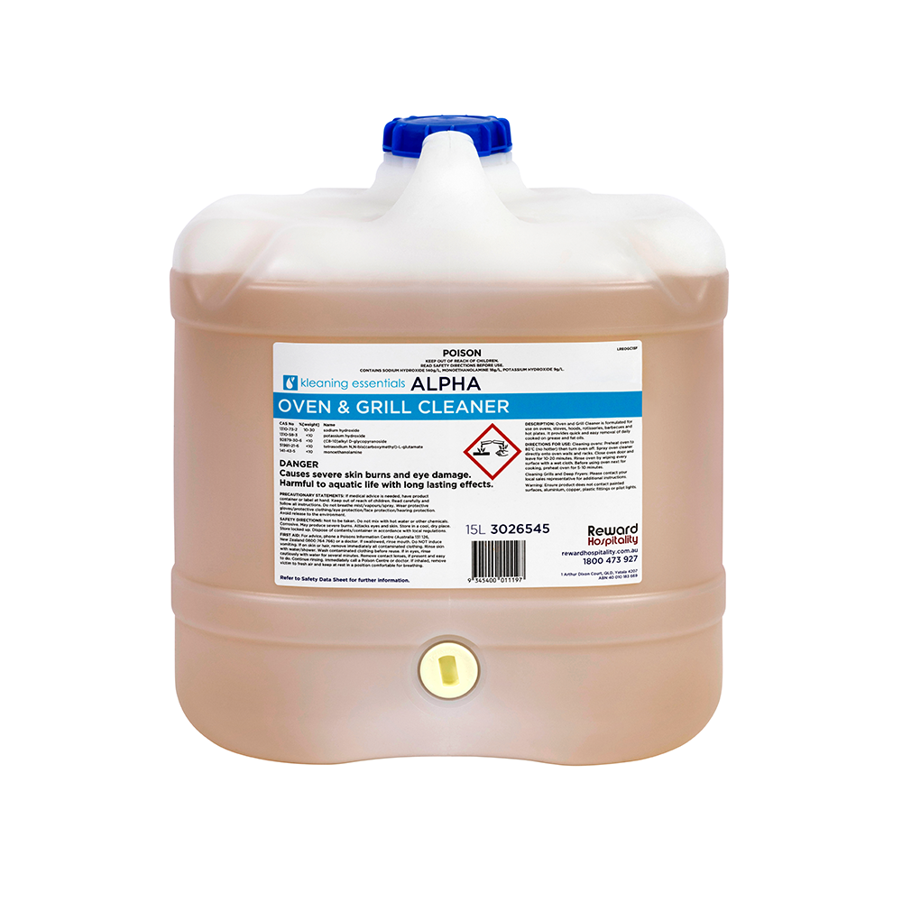 Alpha Oven & Grill Cleaner 15L - 3026545 | Reward Hospitality