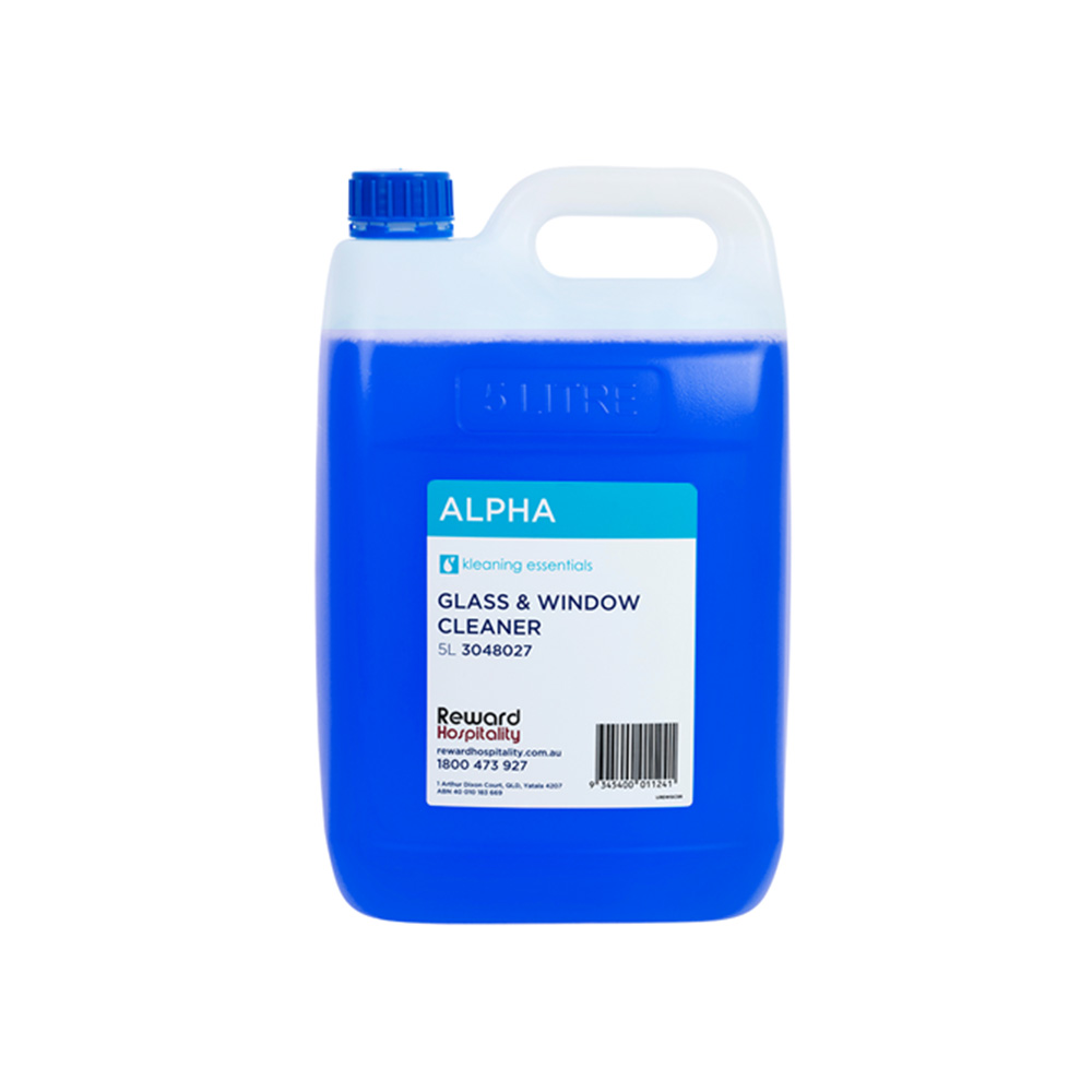 Alpha Glass & Window Cleaner 5L Kleaning Essentials - 3048027 | Reward ...