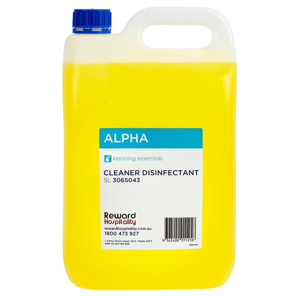 Alpha Cleaner Disinfectant 5L Kleaning Essentials - 3065043 | Reward ...