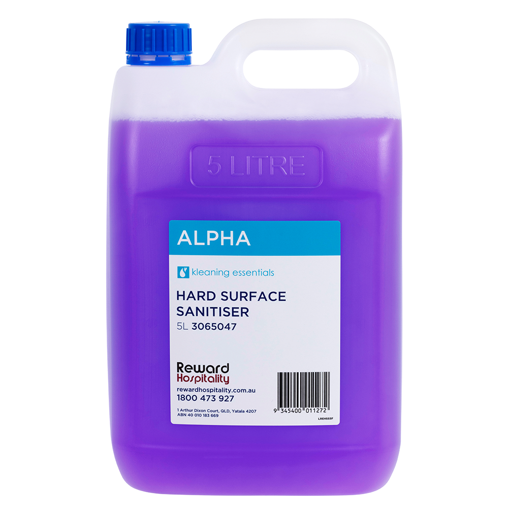 Alpha Hard Surface Sanitiser 5L - 3065047 | Reward Hospitality