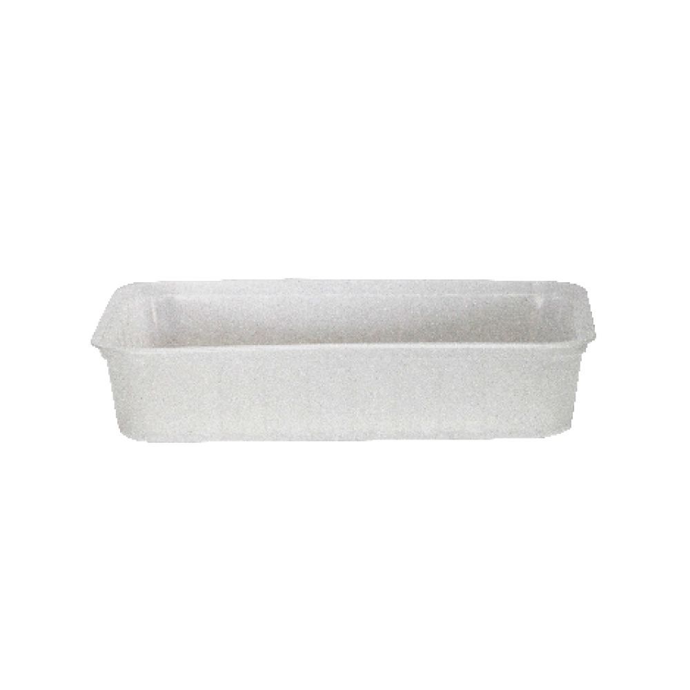 Plastic Ribbed Rectangle Container 1000ml - 3420086 | Reward Hospitality
