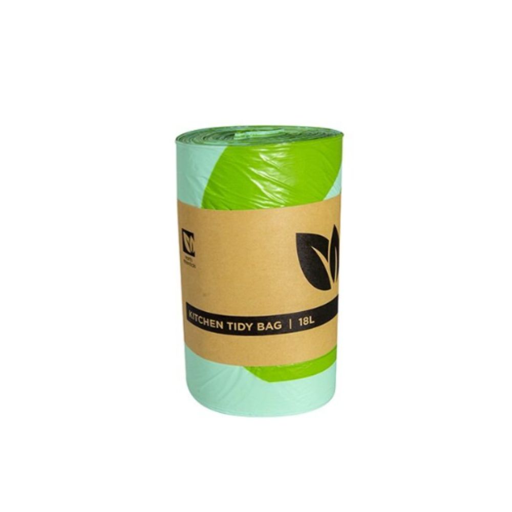 Kitchen Tidy Bag Small Green 18L 450x540mm Earth Essentials - 3473040 ...
