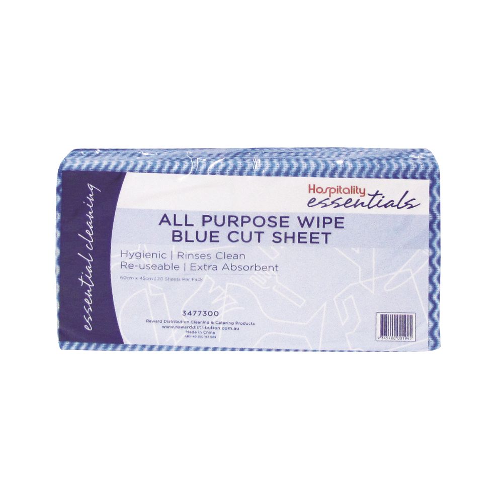 All Purpose Wipes Blue 600mm Kleaning Essentials - 3477300 | Reward ...