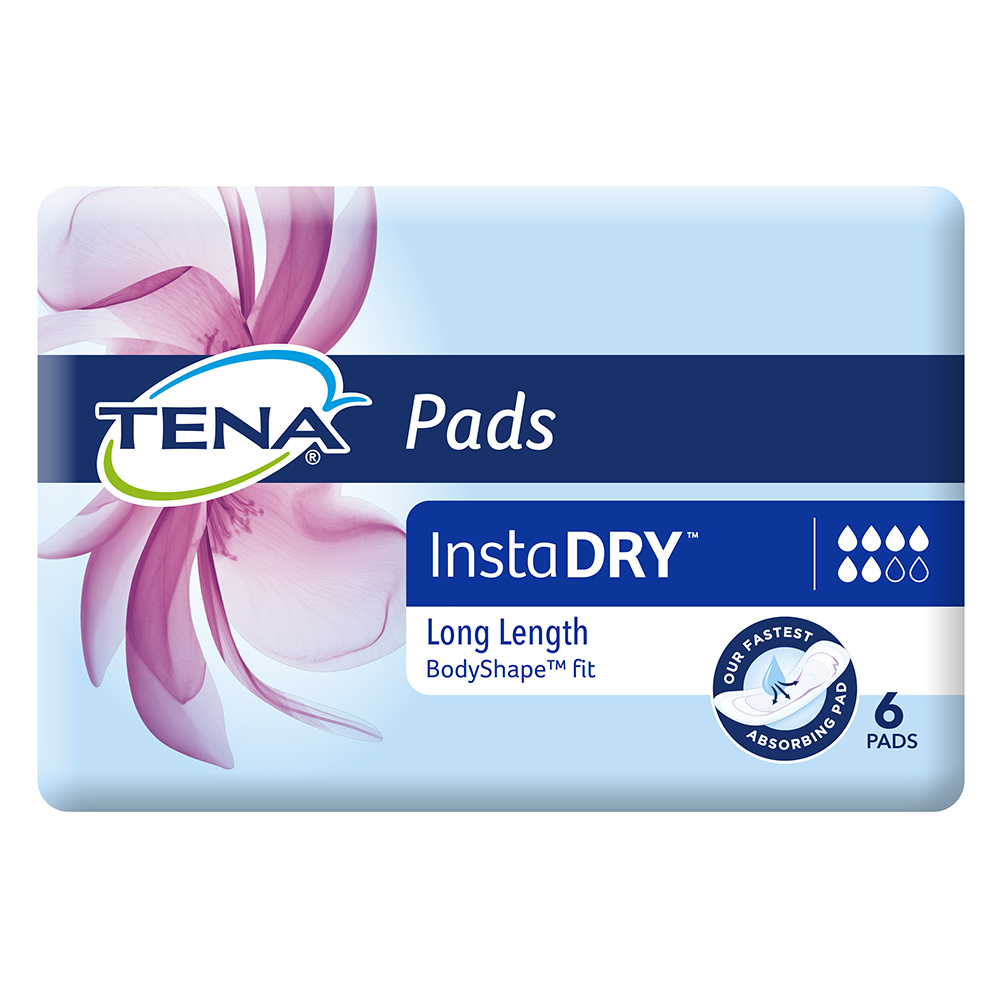Tena InstaDry Pads Long Length - 3478009 | Reward Hospitality