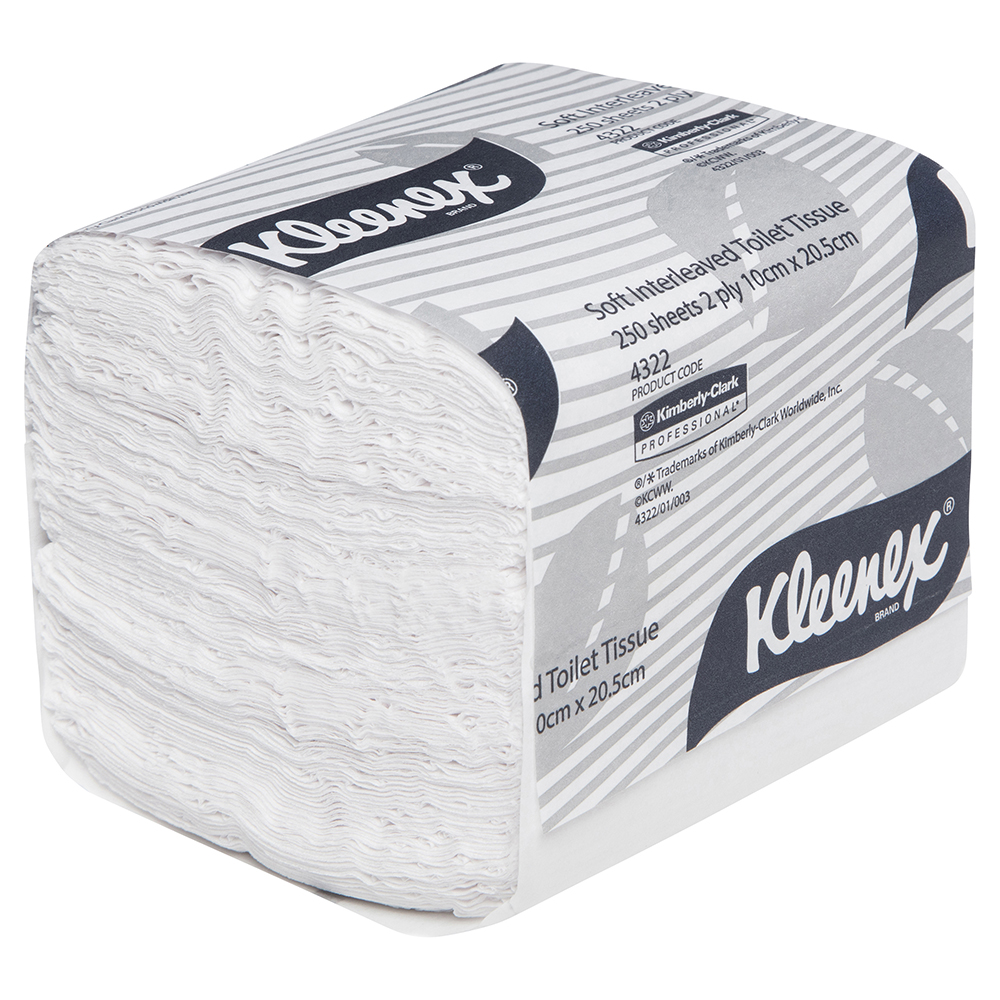 Interleaf Premium Toilet Tissue White 2ply 250/Sheets - 3640440 ...