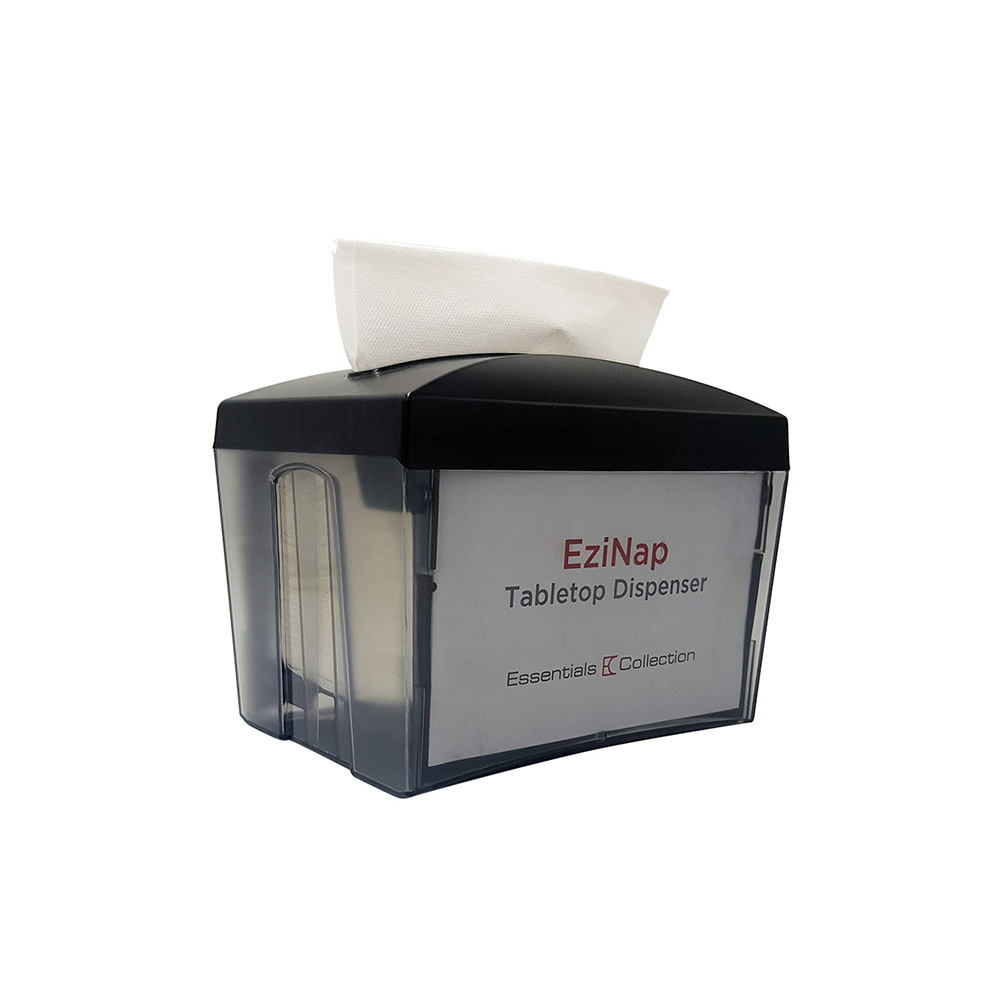 EziNap Plastic Napkin Dispenser Black 203x156x165mm Essentials ...