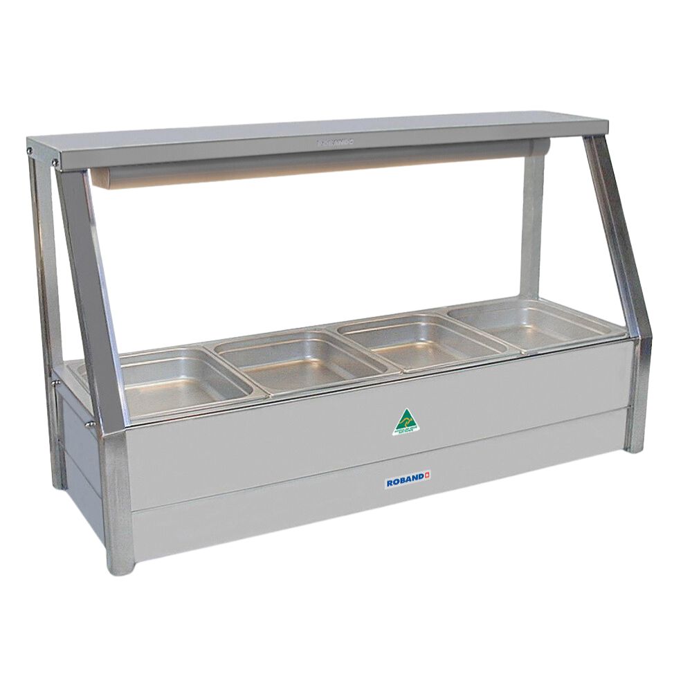Roband Hot Food Bar Straight 1665x420x675mm Including Pans E16RD ...