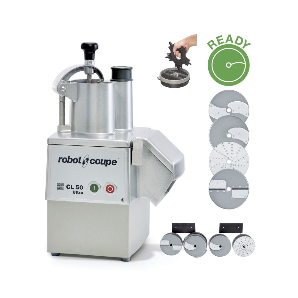 Robot Coupe Vegetable Prep Machine Ultra Prep Ready with 4 Discs CL50 ...