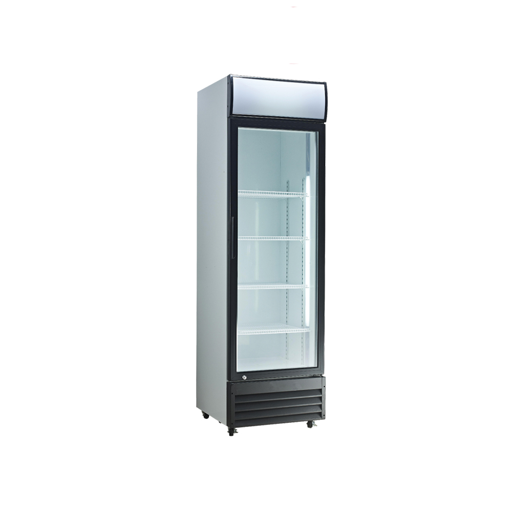 Glass Door Display Fridge DC400P Black | Reward Hospitality