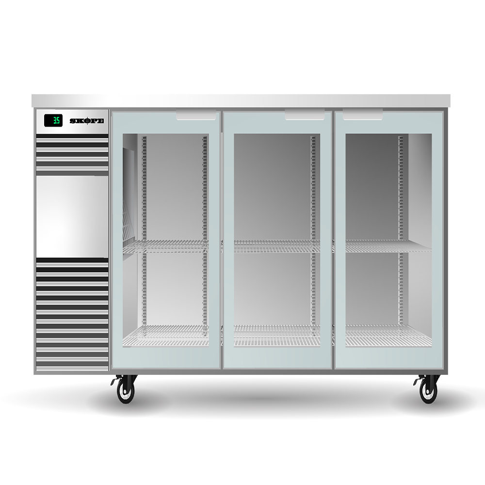 SKOPE 3 Glass Door Fridge 580L White BB.3.GSW - 4060627 | Reward ...
