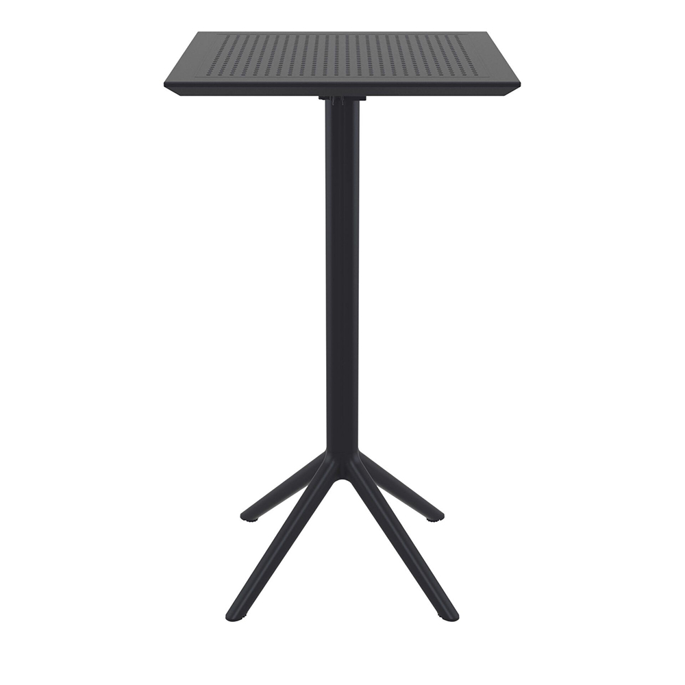 Siesta Sky Folding Bar Table 60 Black 1080mm - 4242225 | Reward Hospitality