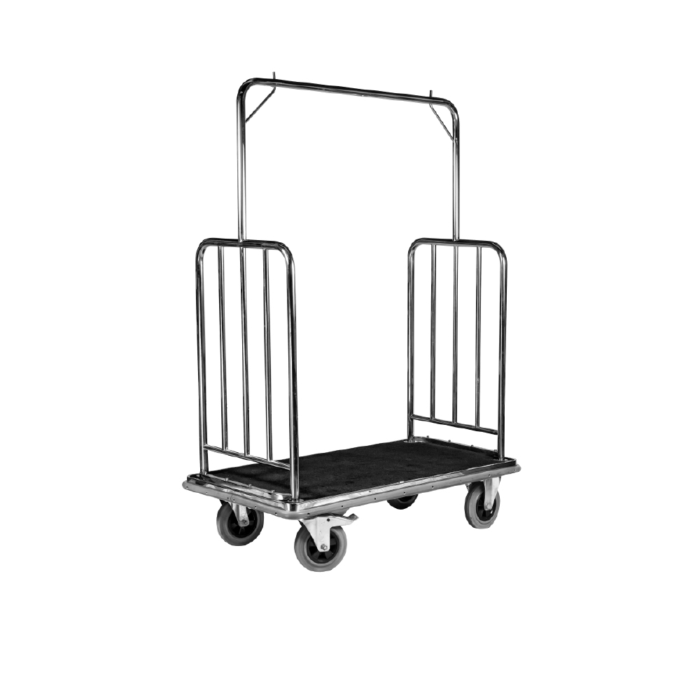 Wagen Luggage & Garment Trolley Stainless Steel | Reward Hospitality