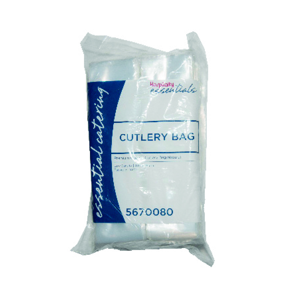 Plastic Cutlery Bags White Essentials Collection - 5670080 | Reward ...