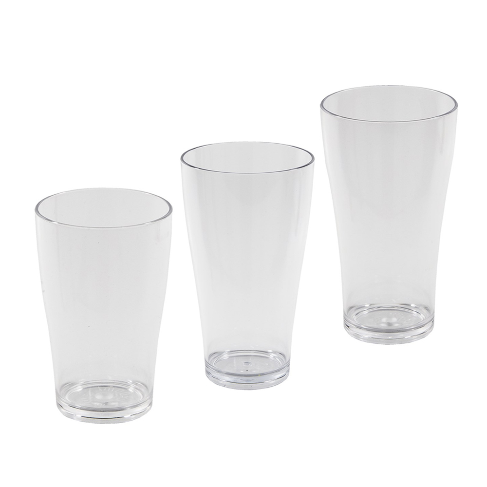 Conical Beer Polycarbonate Plastic Glasses - ZF100200 | Reward Hospitality