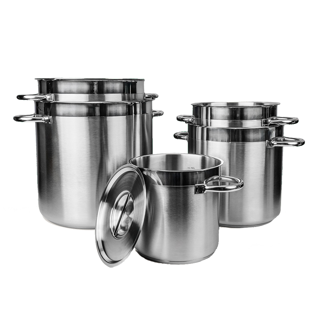 Pro.cooker Stackable Stockpots 18/10 Stainless Steel | Reward Hospitality
