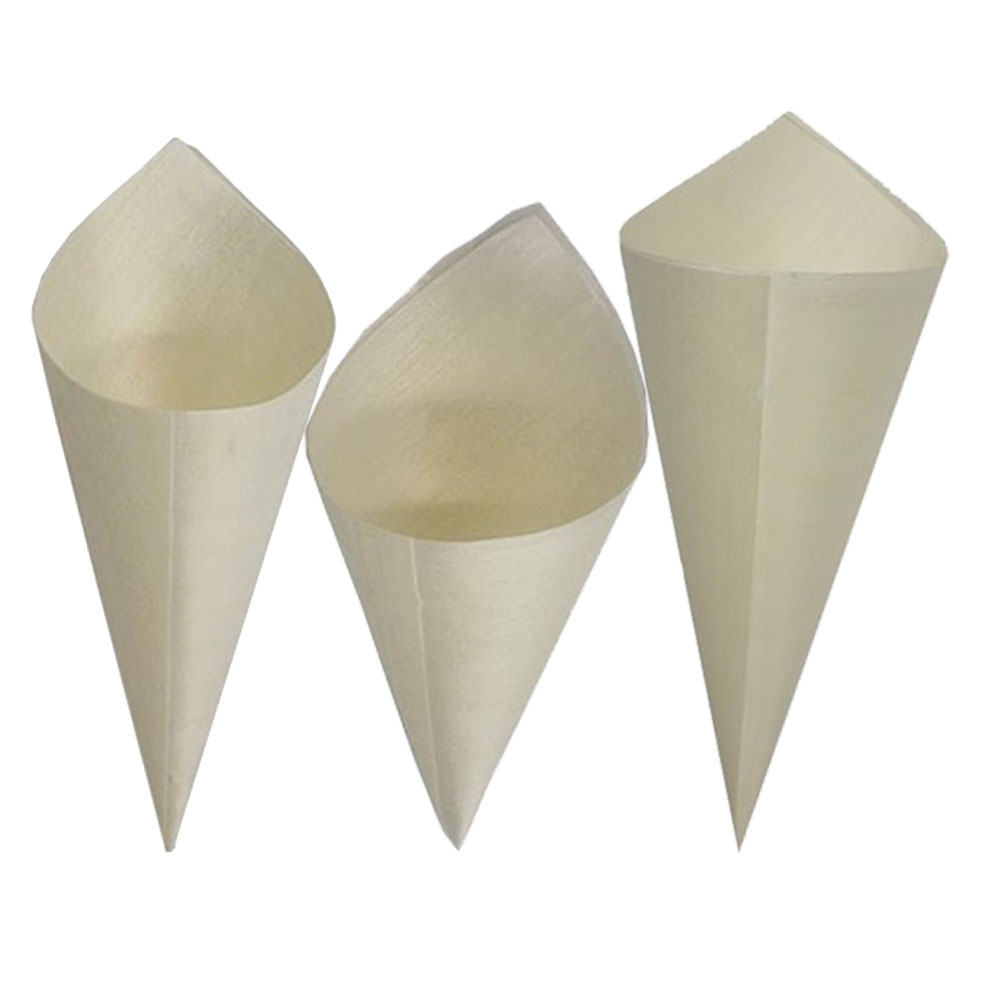 EziServe Wooden Commercial Catering Food Cones | Reward Hospitality