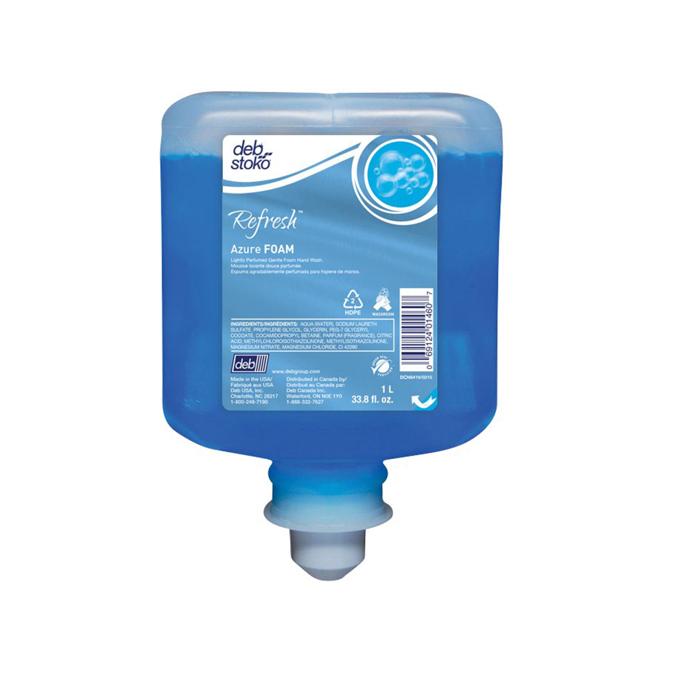 Deb Refresh Azure Foam Wash 1L - ZZ2613589 | Reward Hospitality