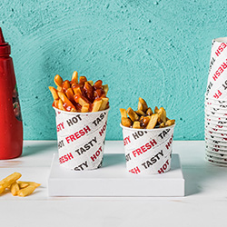 Takeaway Hot Chip Cups & Containers | Reward Hospitality
