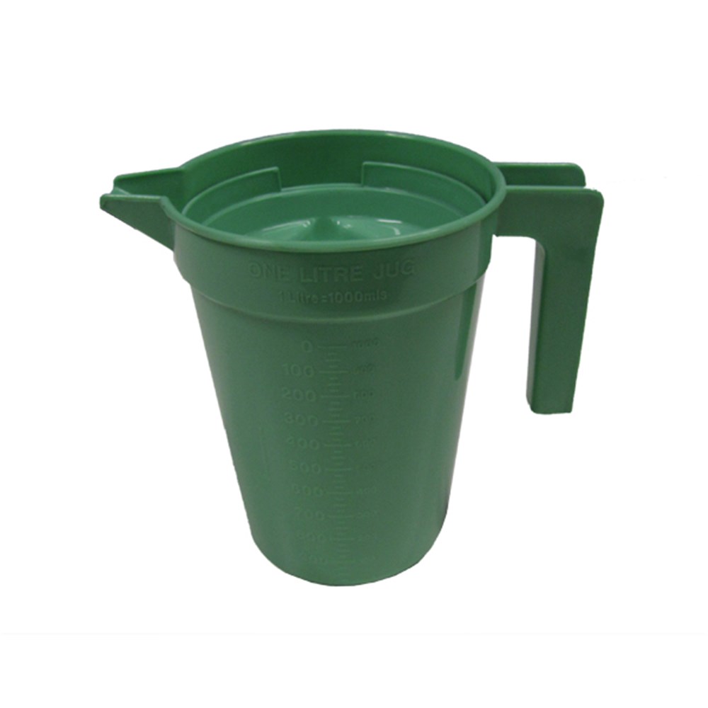 Autoplas Jug & Lid 1Lt Graduated Green (20) - 1835485 | Reward Hospitality