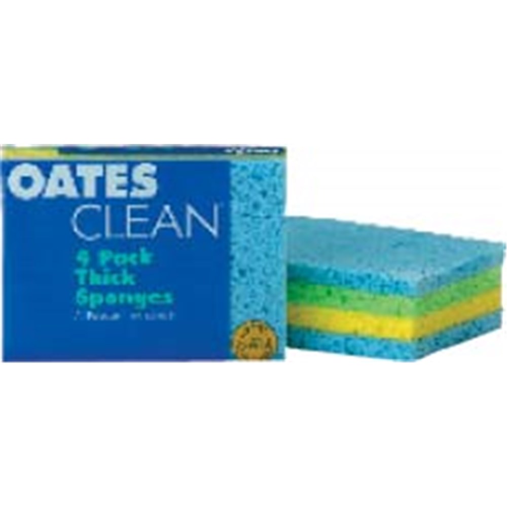 Sponge 150X110mm Extra Thick 4/Pkt (20) Mixed - 2260736 | Reward ...