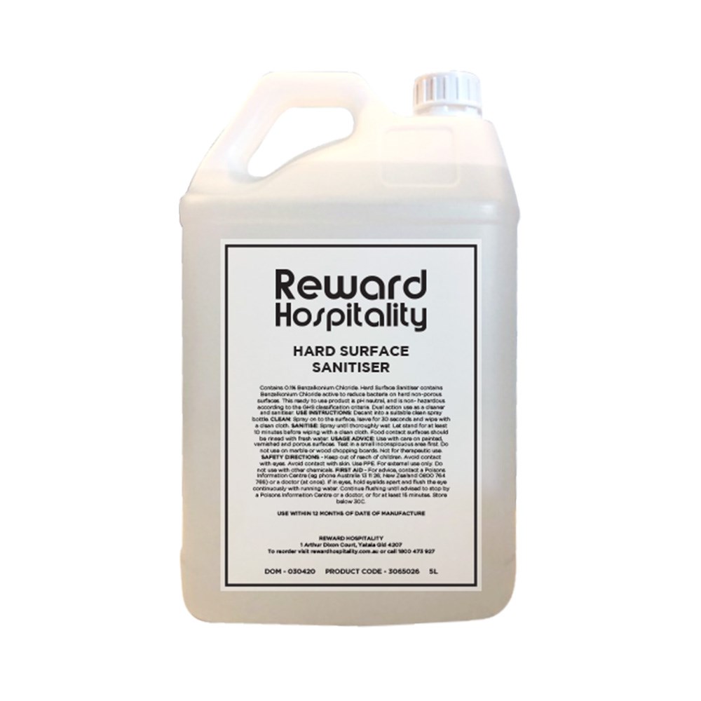 SANITISER & SURFACE CLNR 5LT SIMPLY SANITISING ANTIBAC (3) - 3065026 ...