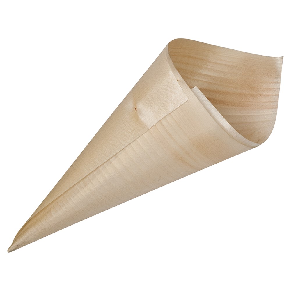 Trenton BioWood Food Cone 180mm - 3415318 | Reward Hospitality