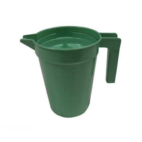 Autoplas Jug & Lid 1Lt Graduated Green (20) - 1835485 | Reward Hospitality