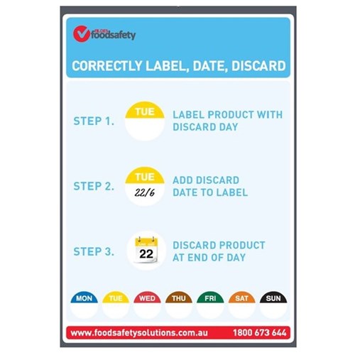 POSTER LABEL DATE ROTATE 279X432MM LAMINATED - ZZ2C0963 | Reward ...